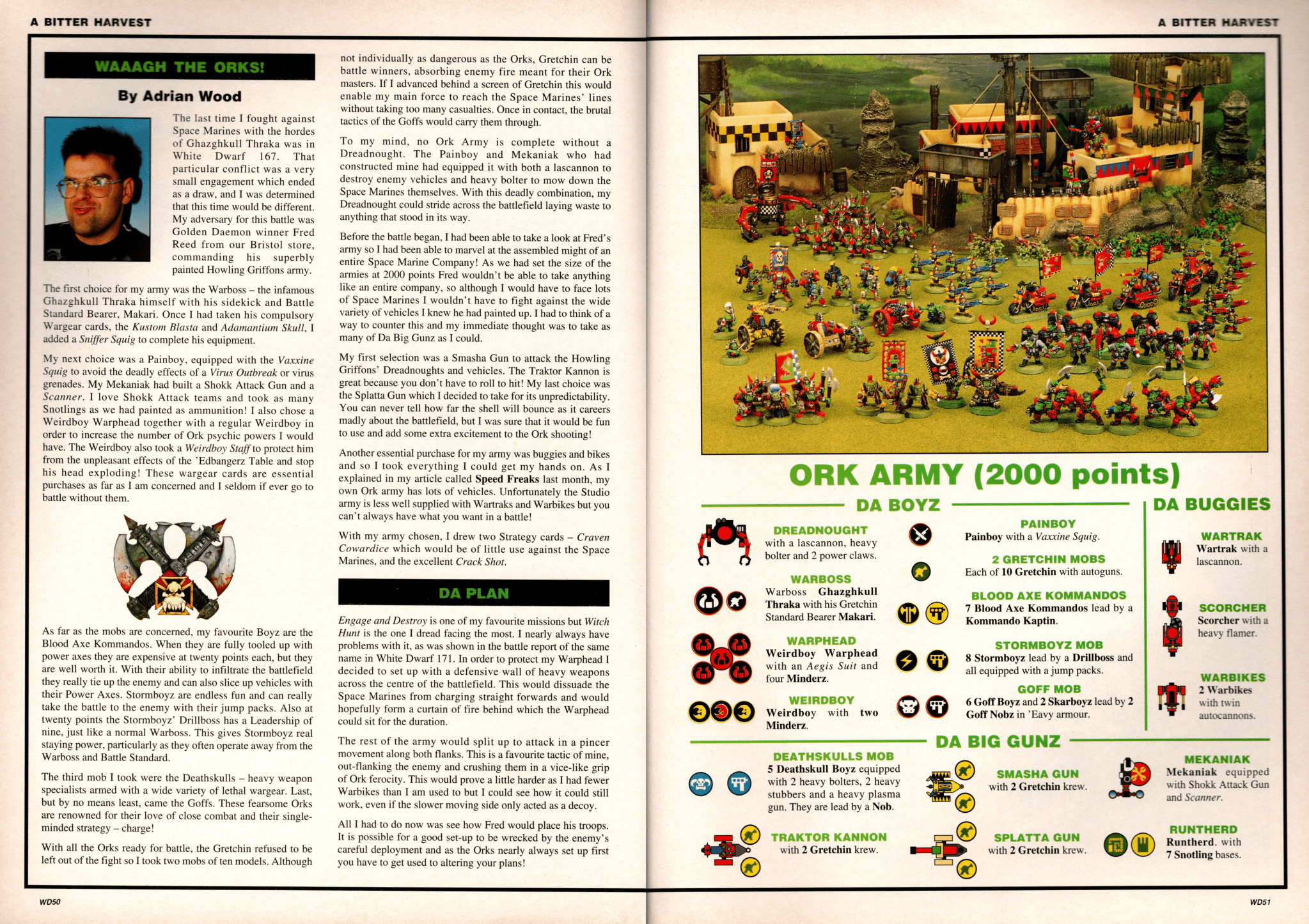 A Bitter Harvest: Fred Reed’s Old School Howling Griffons Space Marines ...