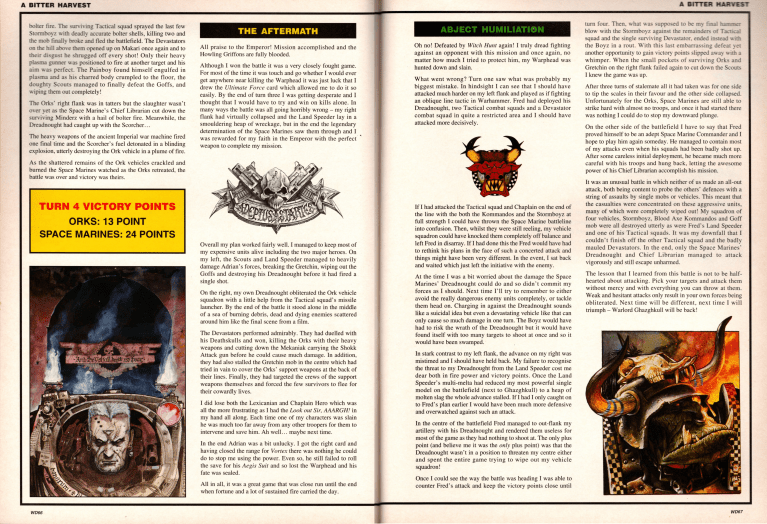 A Bitter Harvest: Fred Reed’s Old School Howling Griffons Space Marines ...